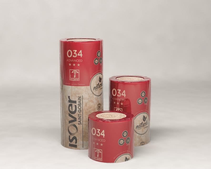 Isover Uniroll 034 Glaswolle 12000x1200x30mm | H + Z Rohrbach AG